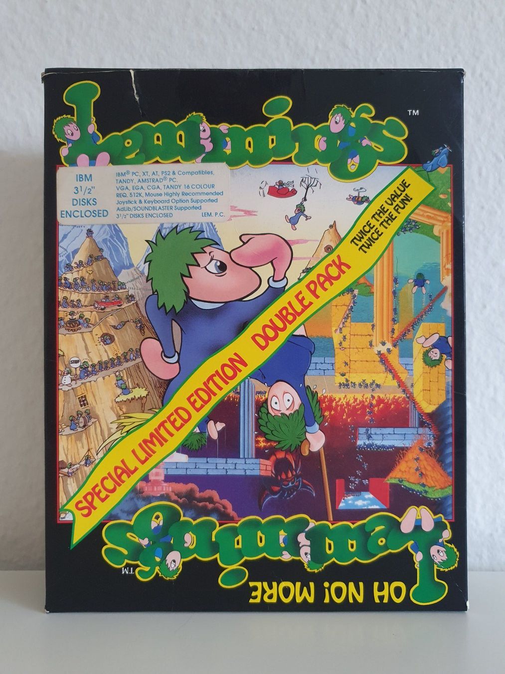 PC Game Lemmings Double Pack (1991+) Big Box + Bonus (Gebraucht) in ...