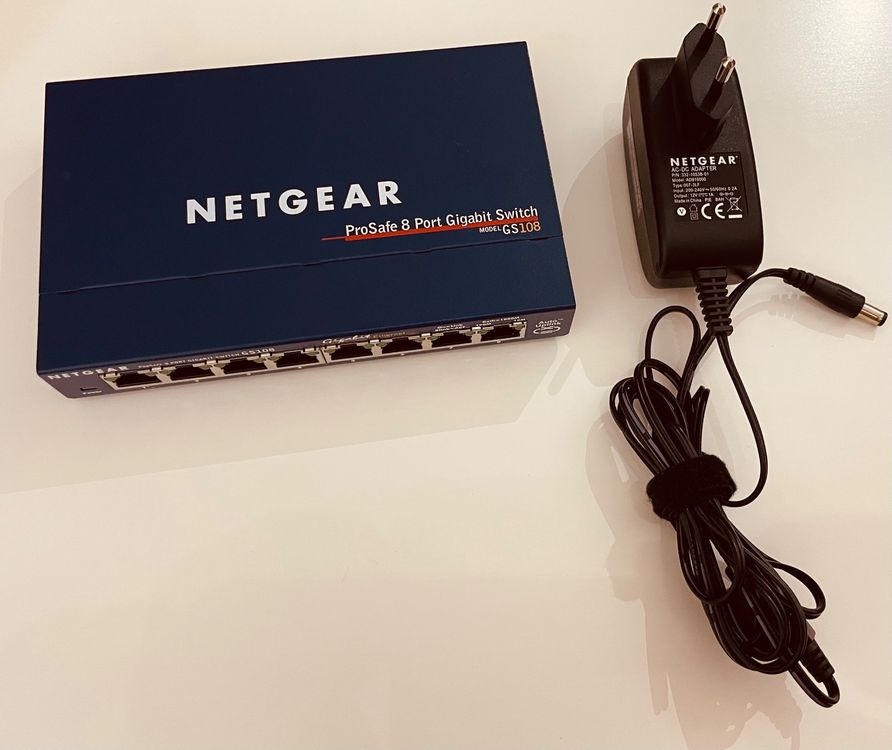 Netgear ProSafe 8 Port Gigabit Switch (GS108 v3) | Kaufen auf Ricardo