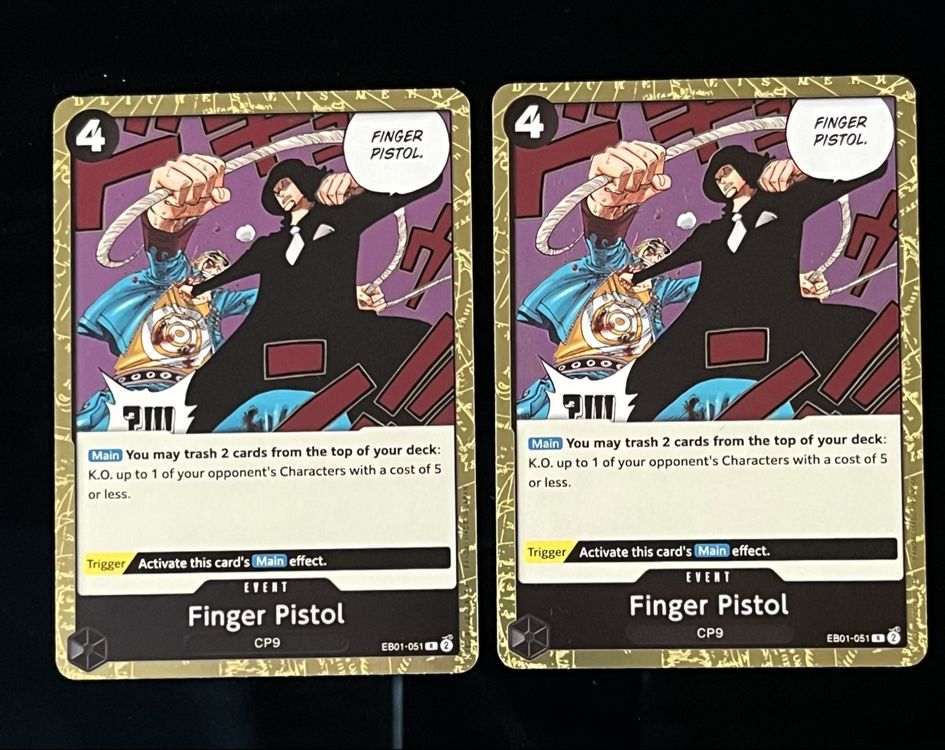 Carte One Piece - EB01-051 Finger Pistol | Kaufen auf Ricardo