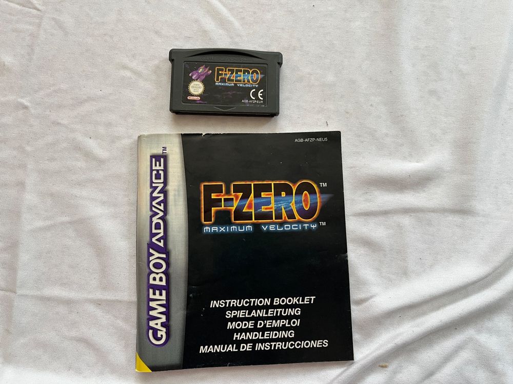 F-Zero Maximum Velocity Gamboy Advance GBA PAL + Anleitung (Gebraucht ...