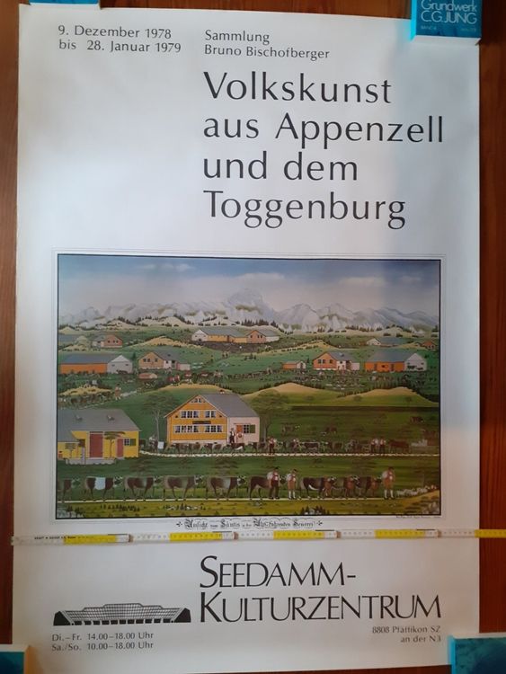 Plakat Zülle Volkskunst aus Appenzell & dem Toggenburg 1978 (Gebraucht ...