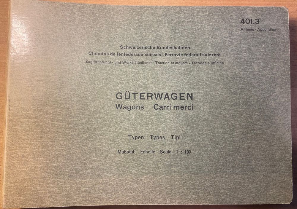 SBB-CFF.Types: Wagons (marchandise)Güterwagen- Anhang 401.3 | Kaufen ...