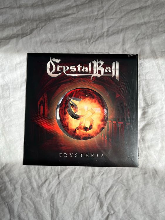 Crystal Ball – Crysteria RED vinyl lp, 2022 German pressing (Neu und originalverpackt) in ...