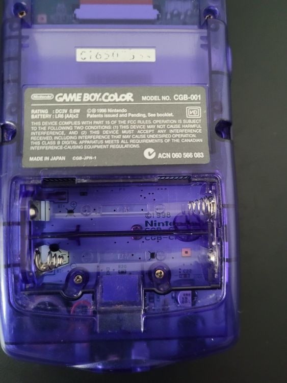 Gameboy color Midnight blue [Rare]+ Mario Golf GB | Kaufen auf Ricardo