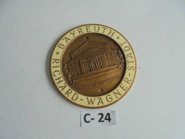 MEDAILLE RICHARD WAGNER BAYREUTH STADT 7CM (Gebraucht) in Les Avanchets ...