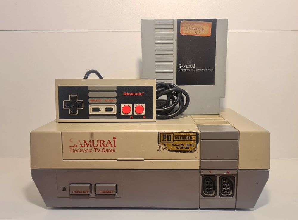 SAMURAI Konsole mit 52in1 Game / INDIAN Version Nintendo NES (Gebraucht ...