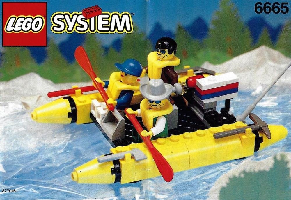 Lego classic town 6665 river runners Riverrafting Boot | Kaufen auf Ricardo
