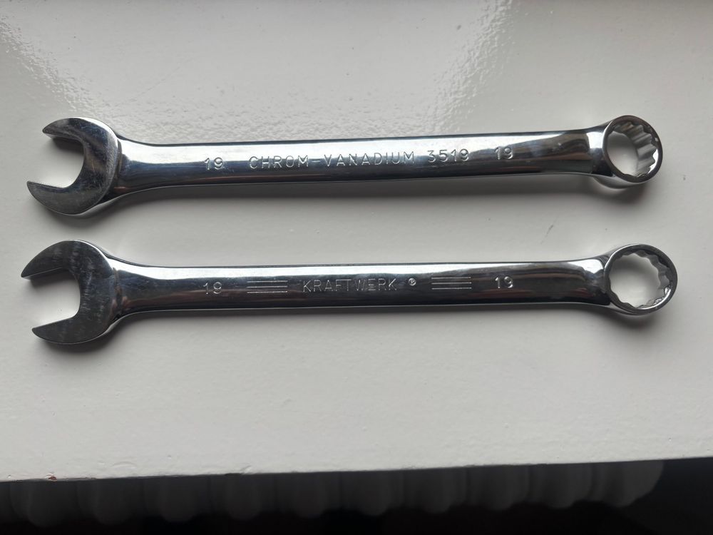 2 Kraftwerk Clé à fourche 19 à anneau et extrémité ouverte (D'occasion ...