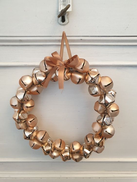 Weihnachtsschmuck Weihnachtsdeko Glockenkranz Kranz Schellen (Neu und ...