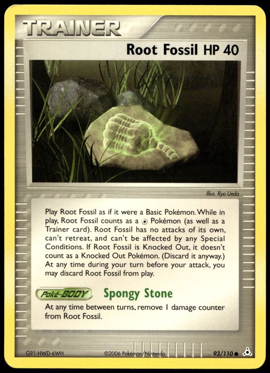Root Fossil 93/110 Pokémon EX Holon Phantoms ab 1.- | Kaufen auf Ricardo
