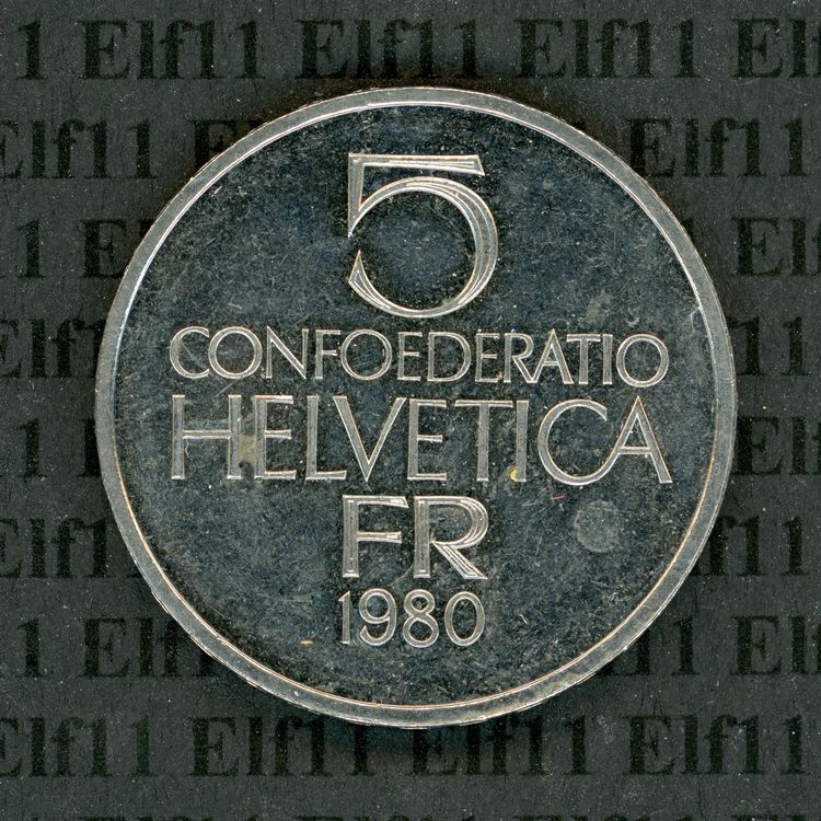 CHF___5.00 1980 Ferdinand Hodler -stgl (Neu (gemäss Beschreibung)) in Widnau für CHF 12 – mit ...