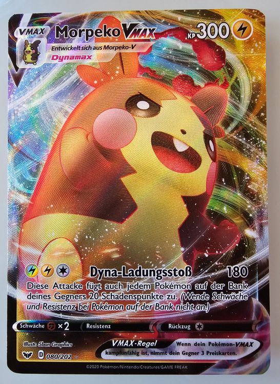 Pokemon Karte Morpeko Vmax (Gebraucht) in Moosseedorf für CHF 4 – mit ...