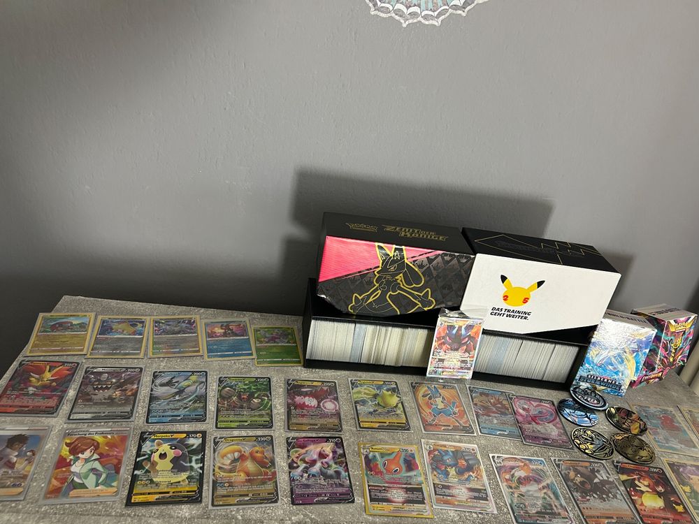 Deutsche XXL Karten Sammlung über 1000 Karten / VMAX & VSTAR (Neu ...