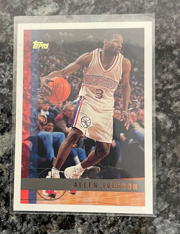 NBA Allen Iverson Topps 97/98 2. Year Card (Neu (gemäss Beschreibung ...