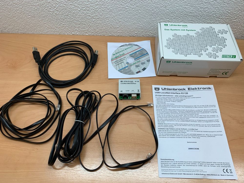 Uhlenbrock USB-LocoNet-Interface 63120 mit OVP (Gebraucht) in ...
