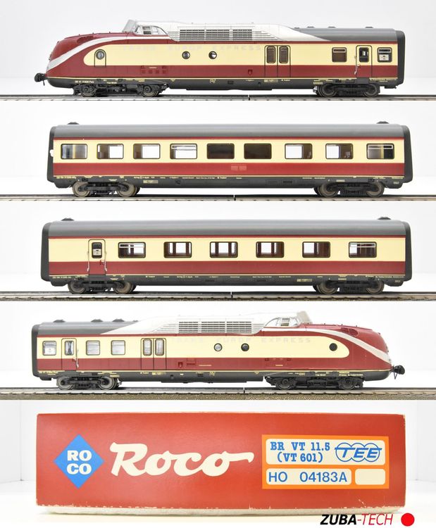 Roco 04183A Dieseltriebzug-4tlg TEE /DB H0 GS mit OVP | Kaufen auf Ricardo