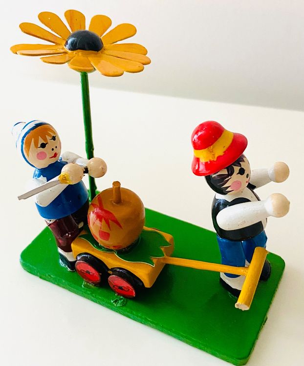 Erzgebirge alte Figuren Blumenkinder Original Otto Mertens | Kaufen auf ...