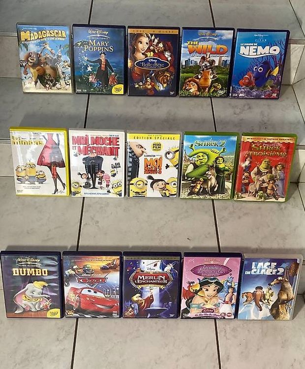 Lot de 15 Films DVD (Disney, Pixar, Dreamworks...) (Gebraucht) in ...