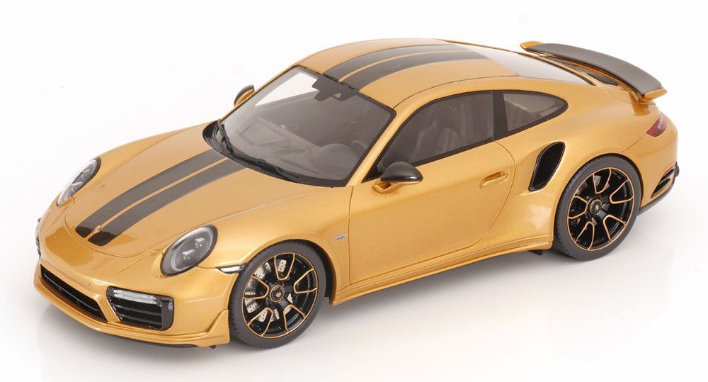 Porsche 911 Turbo S Exclusive 2017 gold/carbon 1/18 NEU ltd. (Neu und ...