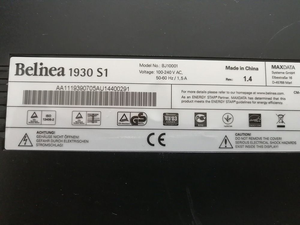 Belinea 1930 S1 PC Monitor 19 Zoll | Kaufen auf Ricardo