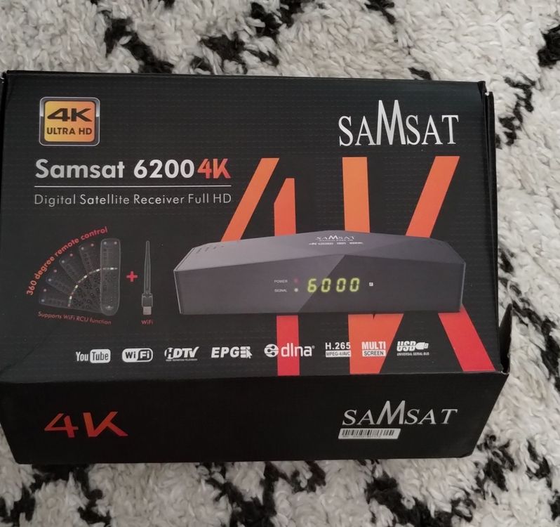 Samsat 6200 4K Digitaler Satelliten Receiver & TV Box (Neu (gemäss Beschreibung)) in Bern für ...