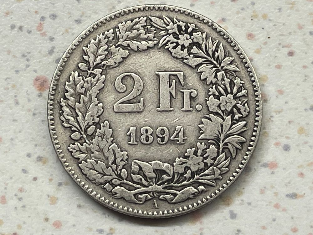 1894 2 Franken Qualität siehe Bilder !! selten !!!! | Kaufen auf Ricardo