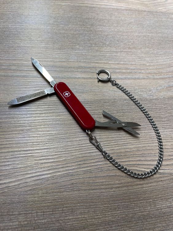 Wenger Delemont VIP Taschenmesser 75mm sehr Rar! mit Kette (Gebraucht ...