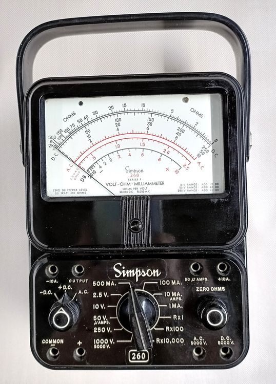 Vintage Simpson 260 Volt-Ohm Milliammeter analog (Gebraucht) in Spiez ...