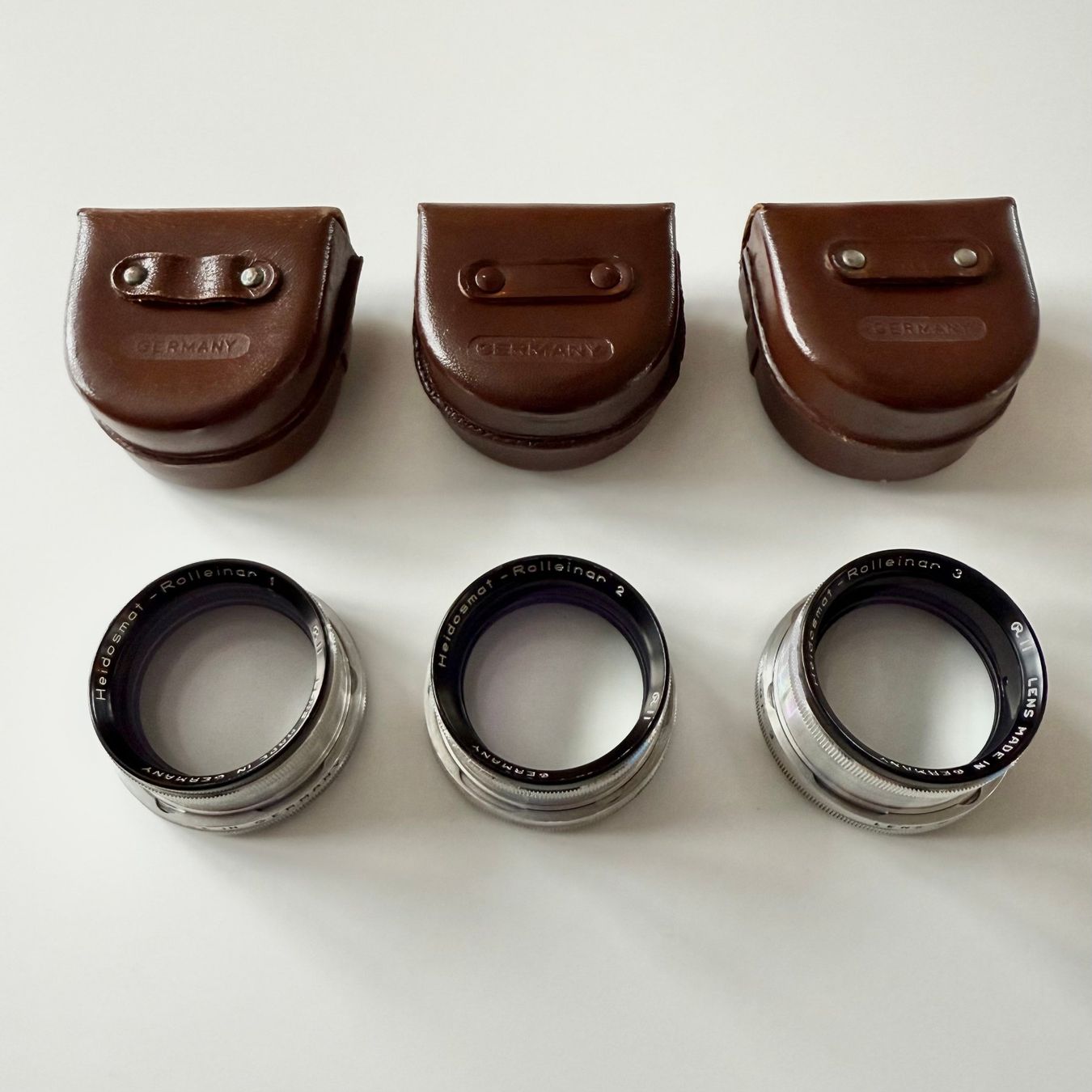 Rolleinar Nahlinsensatz 1–3 Bay II – mit Originaletuis (Gebraucht) in ...