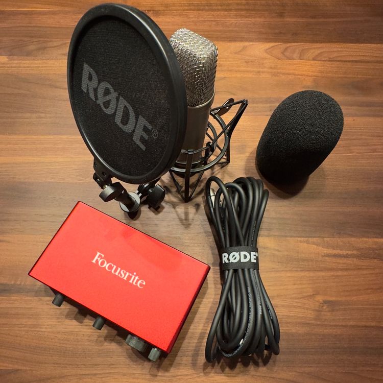 Rode NT1-A / FOCUSRITE Scarlett 4i4 3rd Generation (Neu (gemäss ...