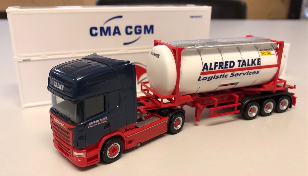 HERPA Container Sattelzug mit zus. Containern | Kaufen auf Ricardo