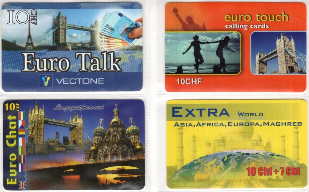Euro Talk / euro touch / Euro Chat / EXTRA WORLD - Prepaid (Gebraucht ...