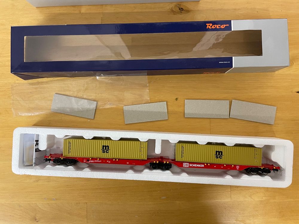 Containerwagen DB Schenker „MSC“ - Roco 76630 | Kaufen auf Ricardo