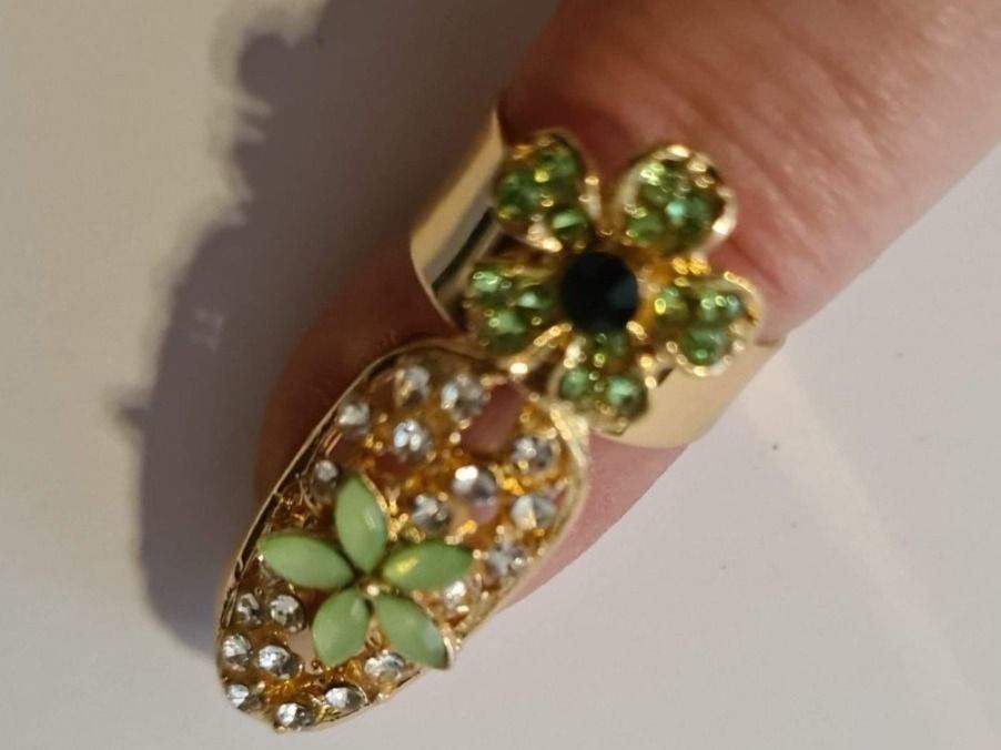 Nagelring, Boho Style,mit Strass verstellbar ovp | Kaufen auf Ricardo