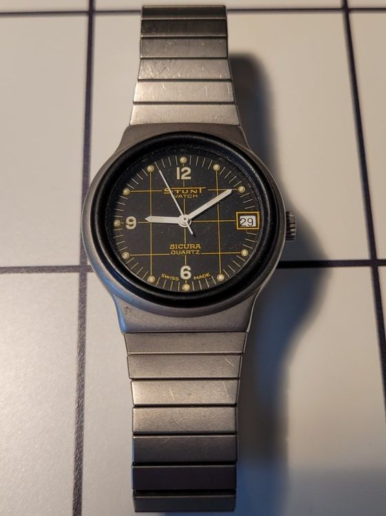 STUNT WATCH SICURA Quartz designed by Breitling | Kaufen auf Ricardo