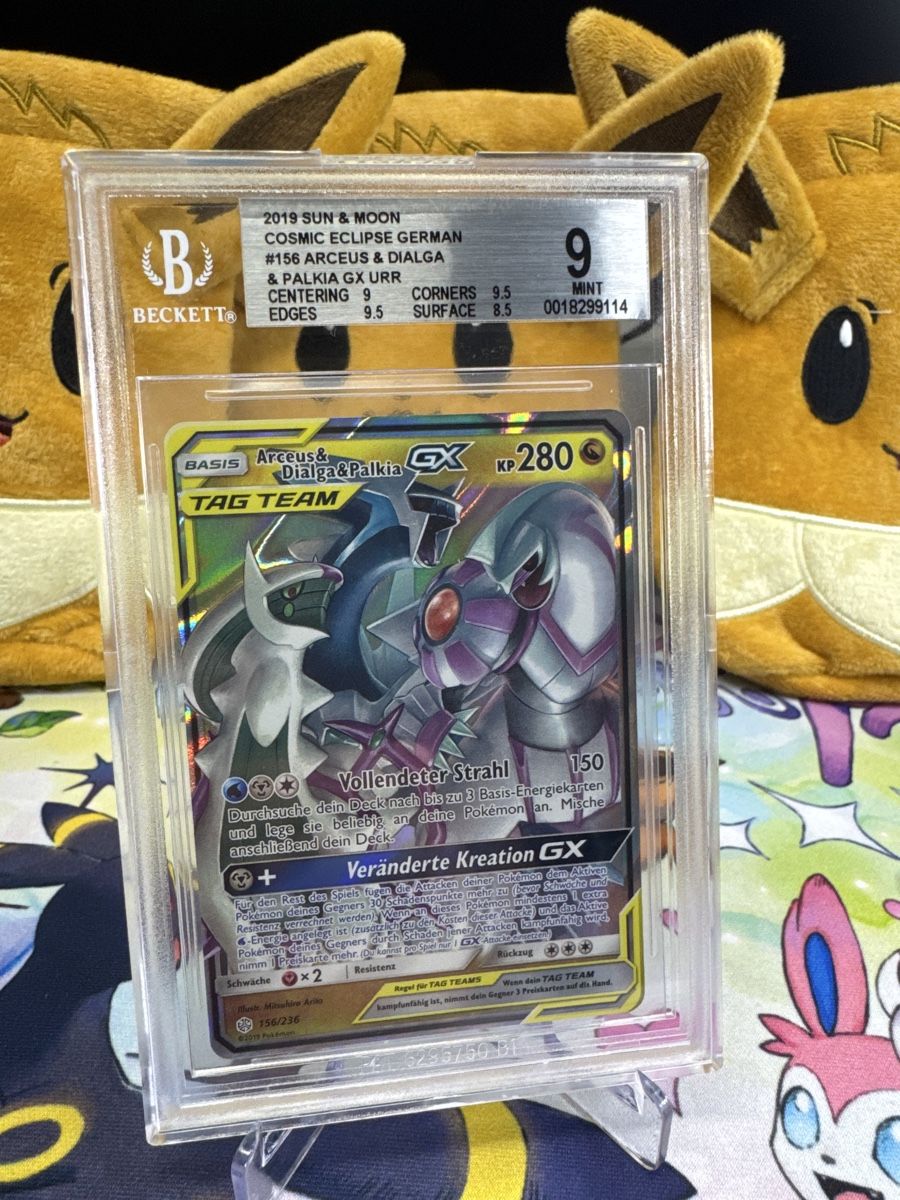 Arceus & Dialga & Palkia GX URR - Deutsch - BGS 9 Mint! (Gebraucht) in ...