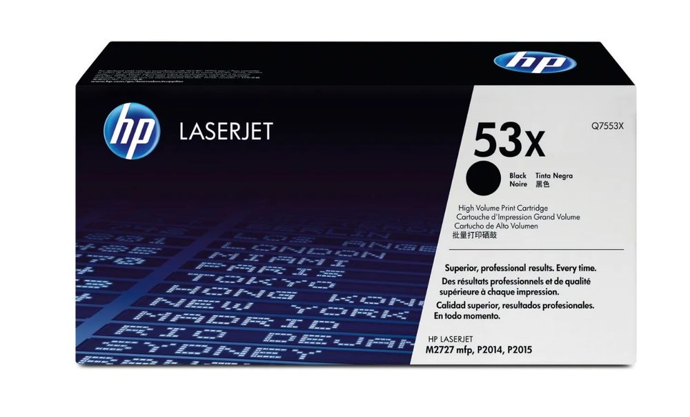 HP Toner-Modul 53X schwarz Q7553X LaserJet P2015 7000 Seiten (Neu und ...