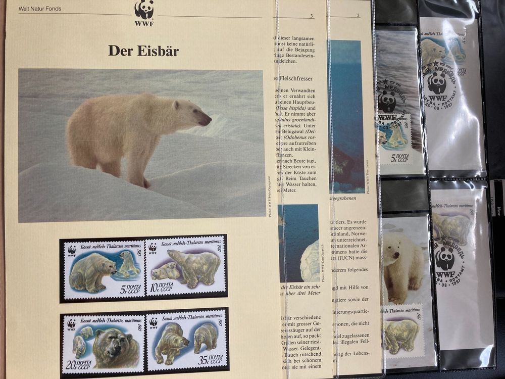 WWF-Kapitel Sowjetunion 1987 Eisbär vollständig (Neu (gemäss Beschreibung)) in Liestal für CHF 6 ...