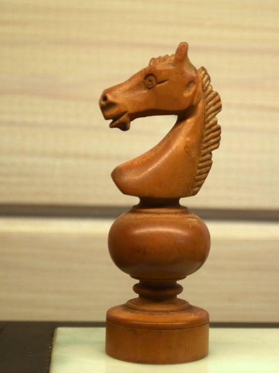 Antike Schachfigur Pferd Deko Unikat Rarität Vintage (Gebraucht) in ...