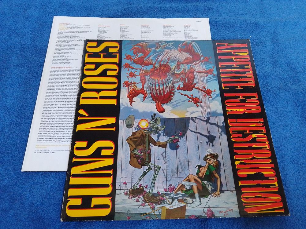 GUNS N ROSES - appetite for destruction 12" first press +OIS (Gebraucht ...