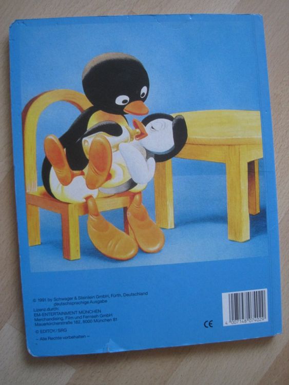 PINGU Bilder Buch 1991 illustriert von Tony Wolf selten | Kaufen auf ...