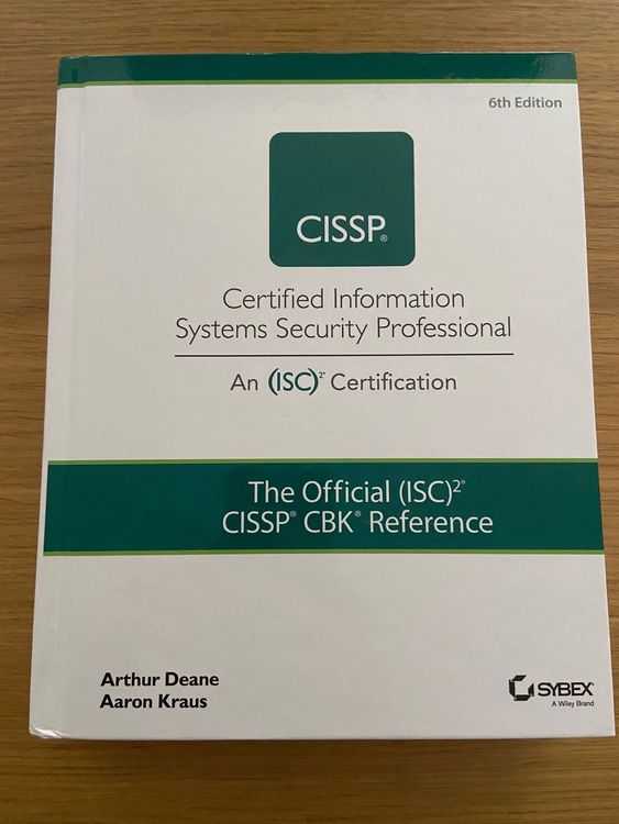CISSP Security CBK ISC2 6th Edition Sybex | Kaufen auf Ricardo CISSP Security CBK ISC2 6th Edition Sybex | Kaufen auf Ricardo
