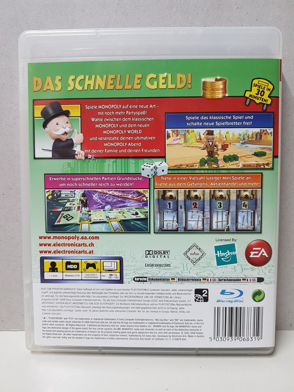 😎Monopoly mit Classic World Edition PS3 (Gebraucht) in Schüpfheim für ...