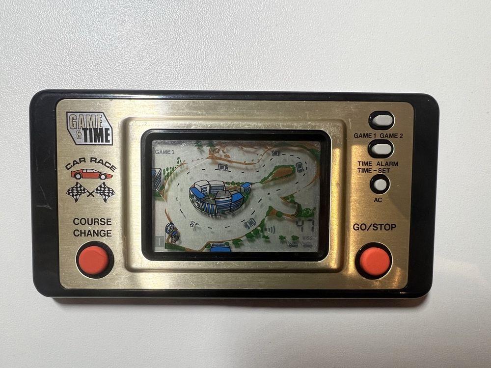 CAR RACE Game & Time Matsushima LCD handheld game - RARE (Gebraucht) in ...