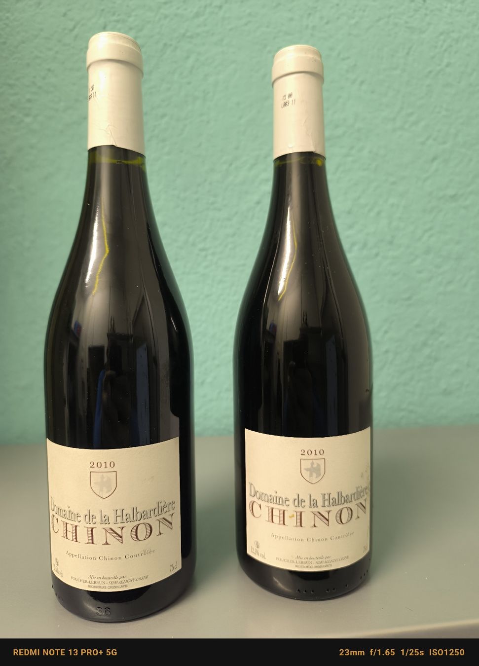 2 Fl.Domaine Chinon 2010, ein Rotwein-Klassiker aus Frankrei (Gebraucht ...