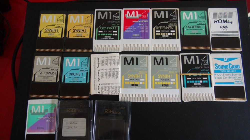 Korg M1 16 Sound/Memory Card Set - Vintage von Erstbesitzer (Gebraucht ...