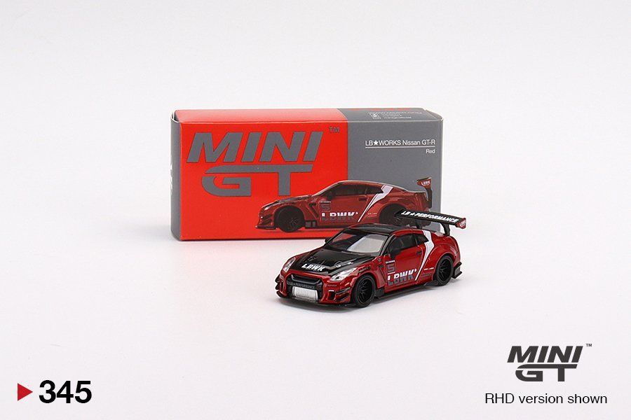 NISSAN GT-R R35 TYPE 2 LB WORKS RED MINI GT | Kaufen auf Ricardo