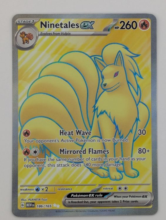 Ninetales ex 186/165 | Ultra Rare | 151 | EN (Neu (gemäss Beschreibung ...
