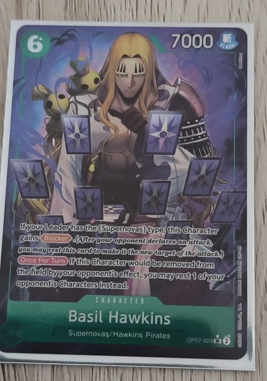 One Piece Card Game - Basil Hawkins OP05-066 (Super Rare) (Neu (gemäss ...