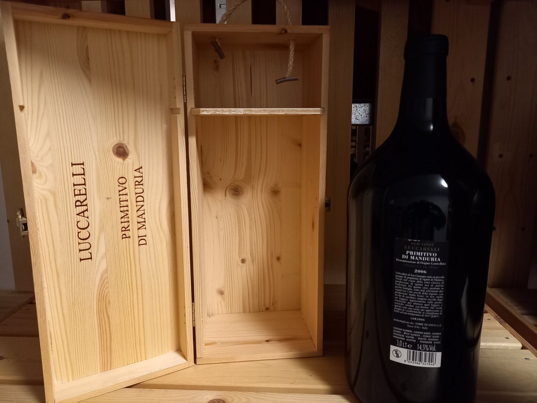 D-magnum Luccarelli Old Vines Primitivo di Manduria 2006 (Neuf avec ...